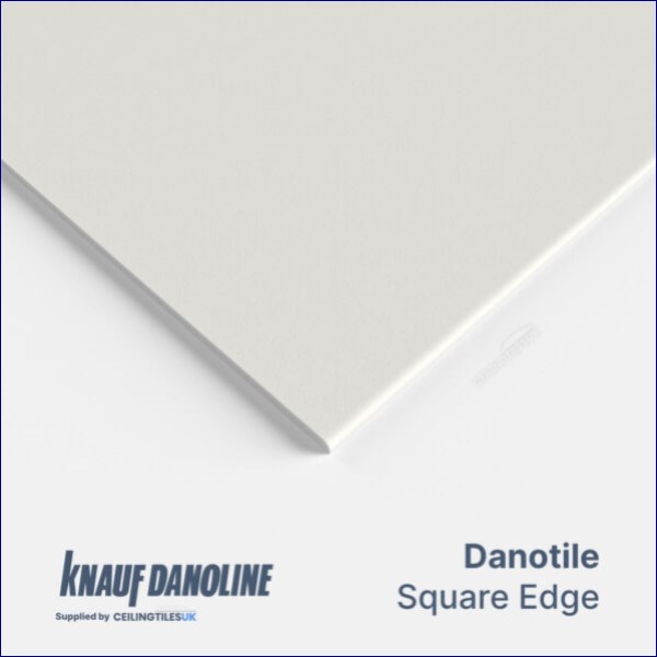 37CISDANO66S | Danoline Danotile 600 x 600mm Square Edge Ceiling Tiles ...