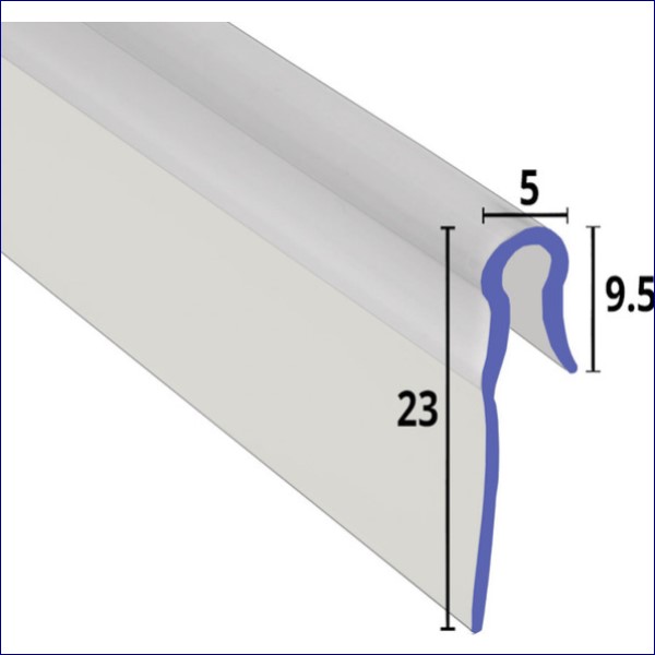 BIF088 | Track / Channel Shower Seal - S10 Supplies