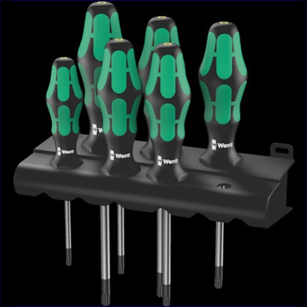 WER05138250001 | WERA KRAFTFORM SECURITY TORX SCREWDRIVER SET WITH RACK ...