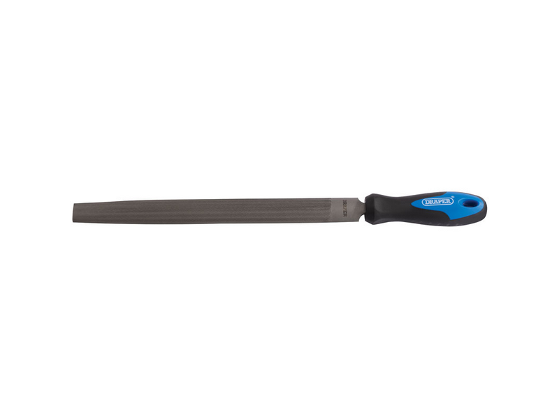 DR00011 | DRAPER Soft Grip Engineer's Half Round File and Handle, 300mm ...