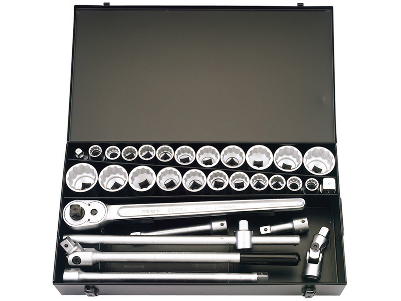 DR00335 | DRAPER Metric and Imperial Socket Set, 3/4" Sq. Dr. (31 Piece ...
