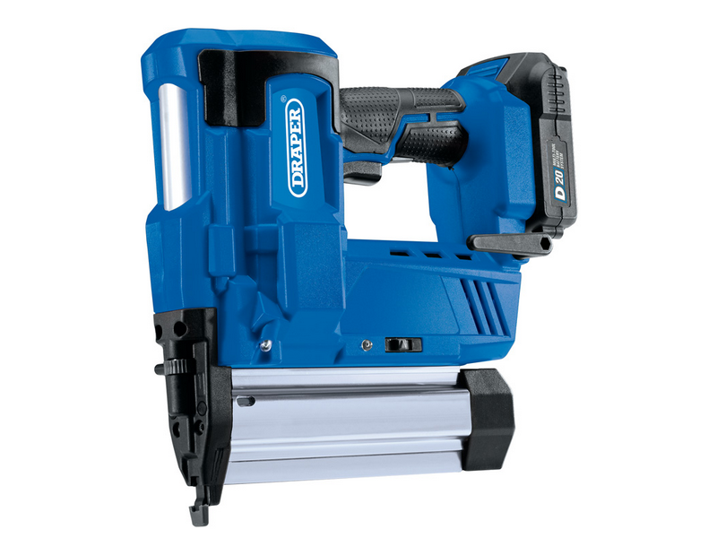 DR00646 | DRAPER D20 20V Nailer/Stapler, 1 x 2.0Ah Battery, 1 x Charger ...