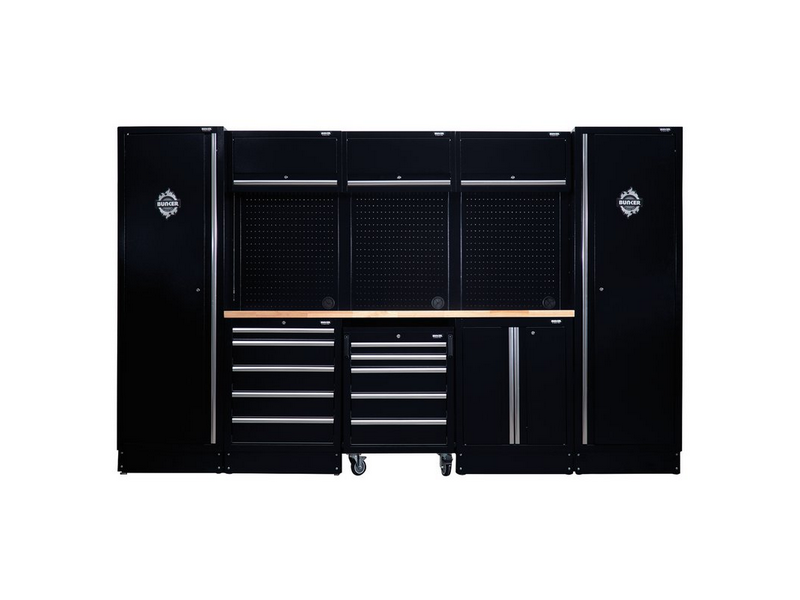DR04398 | DRAPER BUNKER® Modular Storage Combo with Hardwood Worktop ...