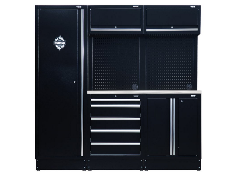 DR04503 | DRAPER BUNKER® Modular Storage Combo with Stainless Steel ...