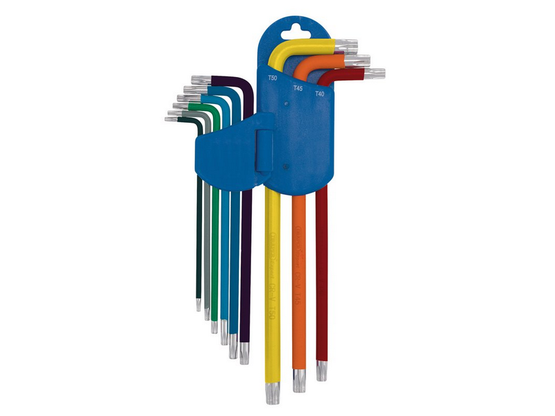 DR04926 | DRAPER Draper Expert TX-STAR® Metric Extra-long Arm Key Set, Colour Coded (9 Piece ...