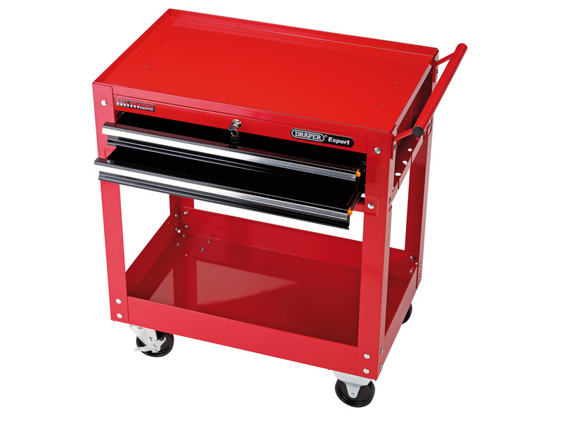 DR07635 | DRAPER Expert 2 Level Tool Trolley with Two Drawers - S10 ...