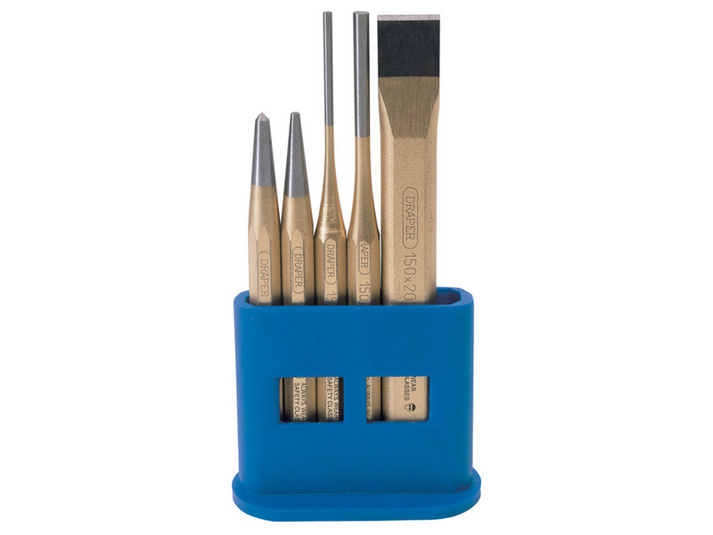 DR13042 | DRAPER Chisel and Punch Set (5 Piece) - S10 Supplies