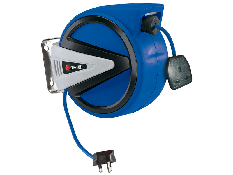 DR15052 | DRAPER 230V Retractable Electric Cable Reel, 20m - S10 Supplies