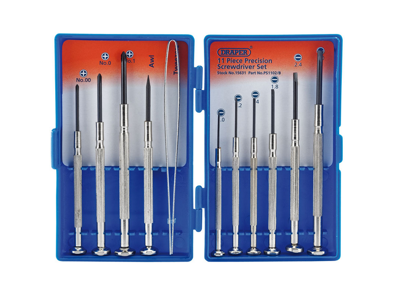 DR15631 | DRAPER Precision Screwdriver Set (11 Piece) - S10 Supplies