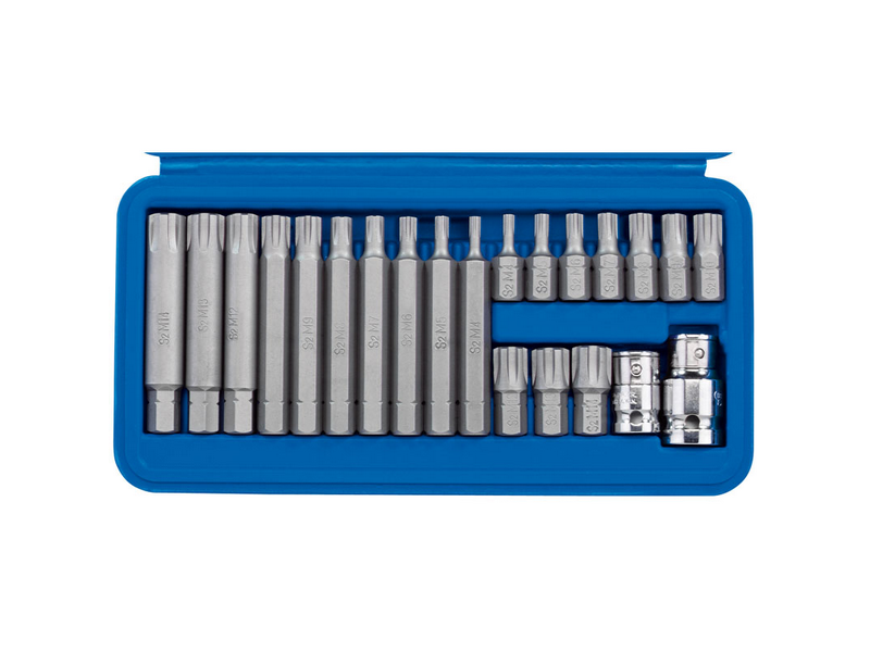 DR16347 | DRAPER Ribe® 3/8, Socket and Bit Set, 1/2" Sq. Dr. (22 Piece ...