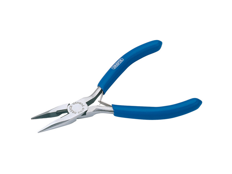 DR19647 | DRAPER Spring Loaded Long Nose Pliers, 115mm - S10 Supplies