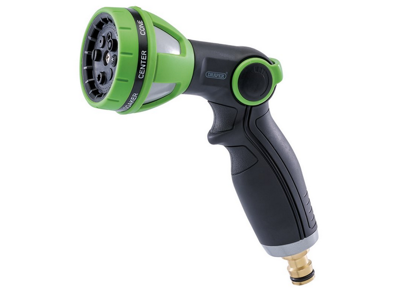 DR19722 | DRAPER 8 Pattern Spray Gun with Thumb Control - S10 Supplies
