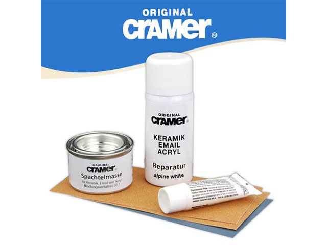 19S203 | CRAMER Kitchen & Bathroom Enamel Repair Kit White - S10 Supplies