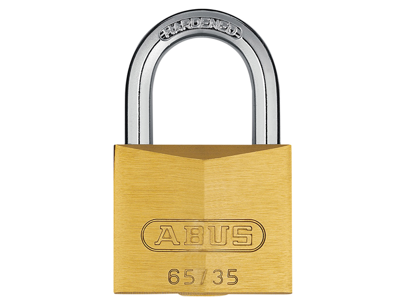 ABU6535 | ABUS Mechanical 65/35mm Brass Padlock - S10 Supplies