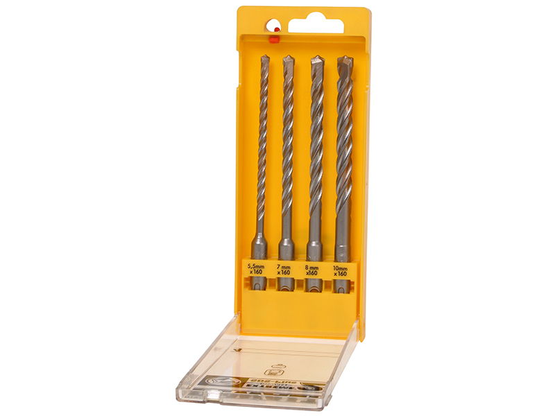 DEWDT9702QZ | DEWALT Extreme 2 SDS Plus Drill Bit Set 4 Piece 5.5-10mm ...