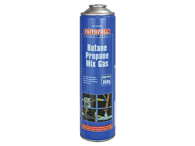 FAIGZ350 | Faithfull Butane Propane Gas Cartridge 350g - S10 Supplies