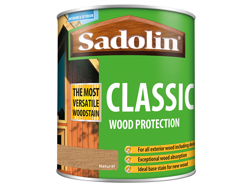 SAD5028502 | Sadolin Classic Wood Protection Natural 1 litre - S10 Supplies