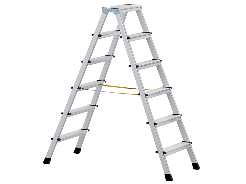 ZAR41266 | Zarges Anodised Double Sided Steps Open 1.43m 2 x 6 Rungs ...