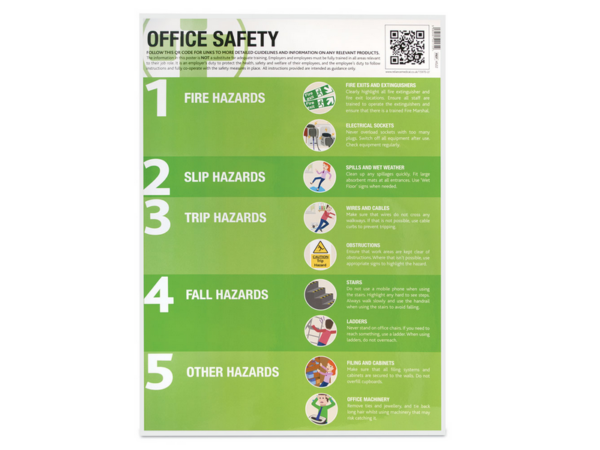 FA4522 | Workplace Safety First Aid Information Posters - 4522: Office ...
