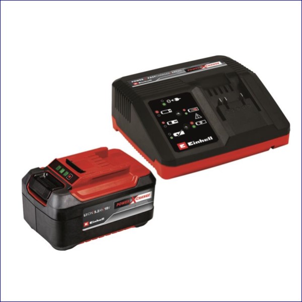 EINPXSTKIT52 | Einhell Power X-Change Battery & Charger Starter Kit 18V ...