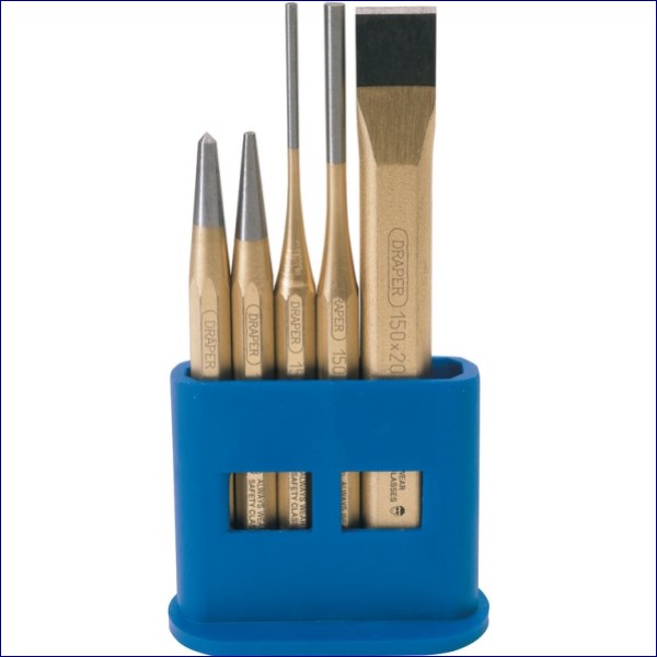 DR13042 | DRAPER Chisel and Punch Set (5 Piece) - S10 Supplies