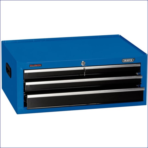 DR14970 | DRAPER Intermediate Tool Chest, 3 Drawer, 26", Blue - S10 ...