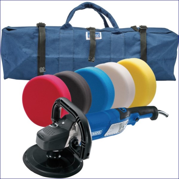 DR99374 | DRAPER 180mm Dual Action Polisher Kit - S10 Supplies