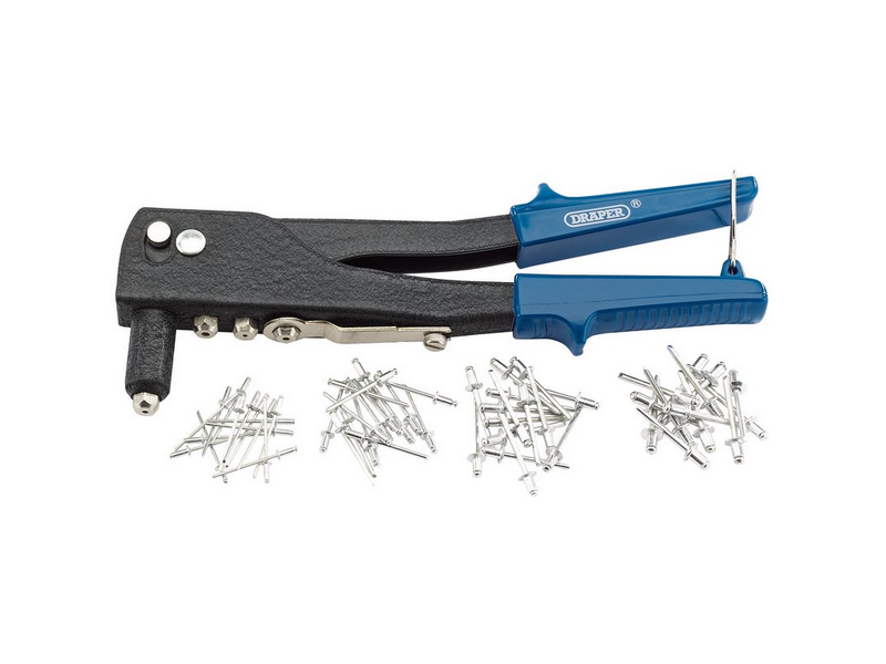 DR27847 | DRAPER Hand Riveter Kit for Aluminium Rivets - S10 Supplies