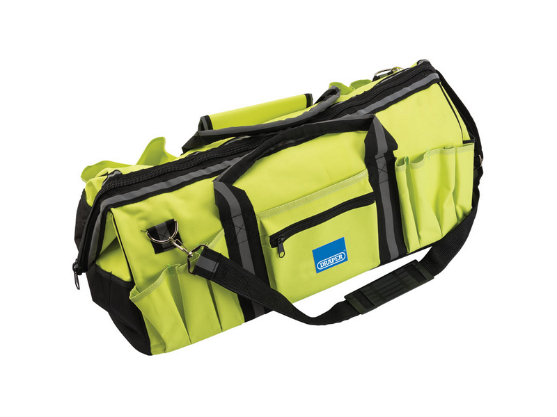 DR31085 | DRAPER Hi-Vis Tool Bag, 600mm - S10 Supplies