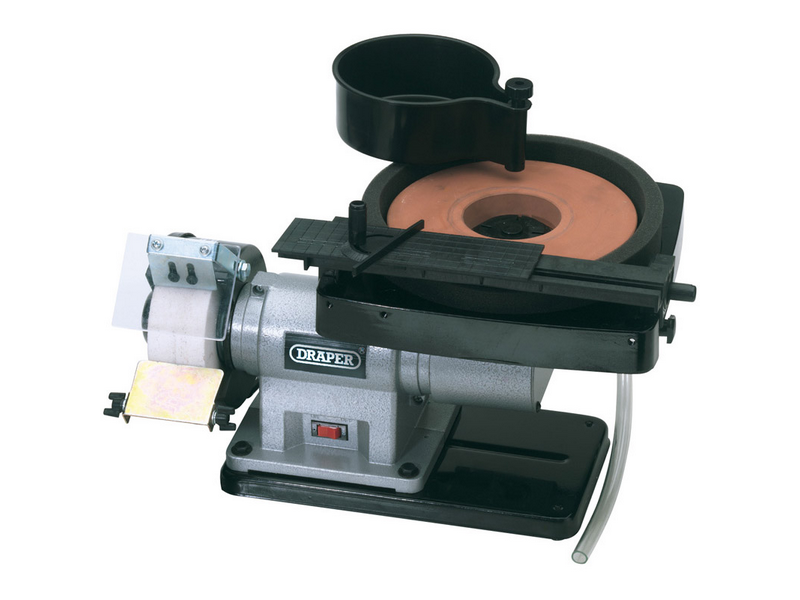 DR31235 | DRAPER Wet and Dry Bench Grinder, 350W - S10 Supplies