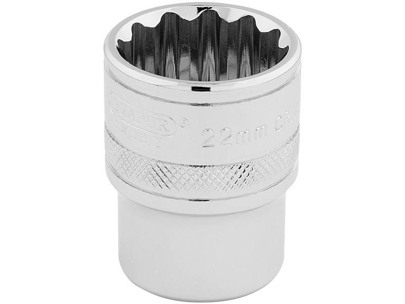 DR33368 | DRAPER HI-TORQ® 12 Point Socket, 1/2" Sq. Dr., 22mm - S10 ...