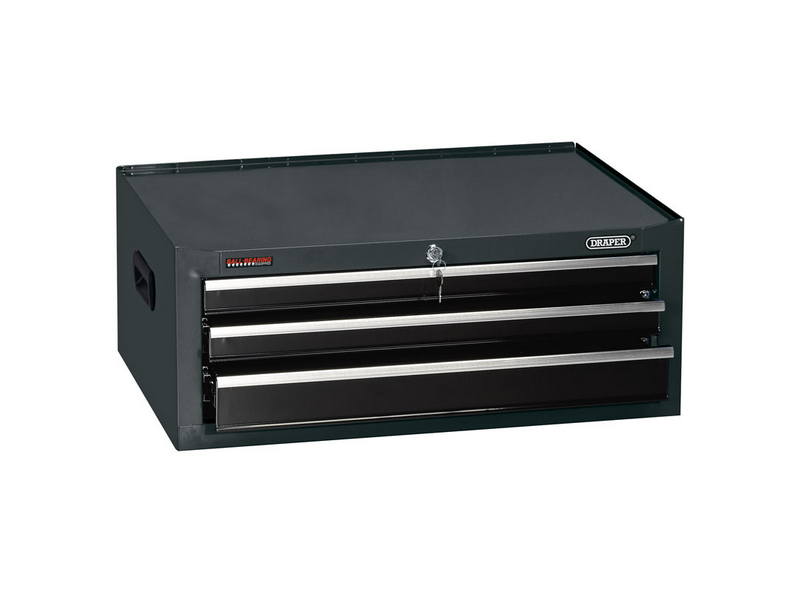 DR35740 | DRAPER Intermediate Tool Chest, 3 Drawer, 26", Black - S10 ...