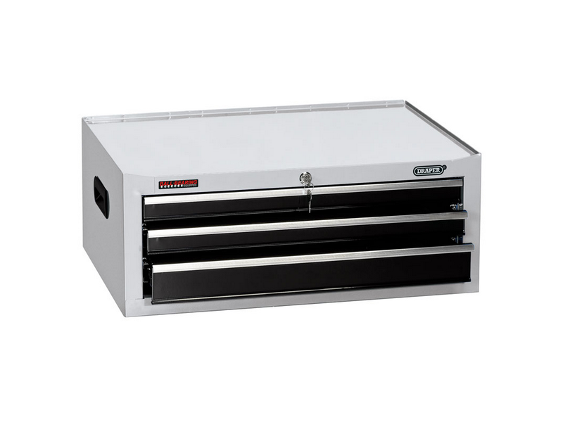 DR35741 | DRAPER Intermediate Tool Chest, 3 Drawer, 26", White - S10 ...