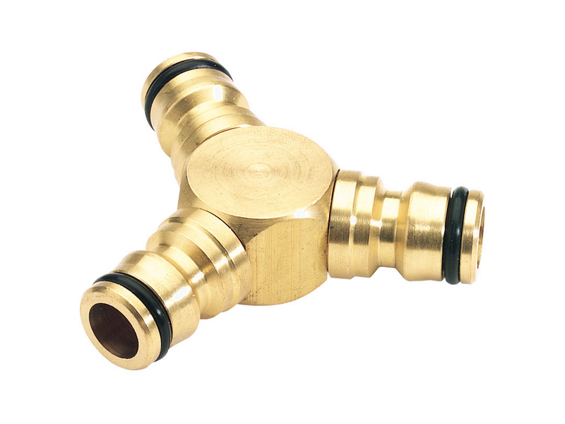 DR36238 | DRAPER Brass 3 Way Connector - S10 Supplies