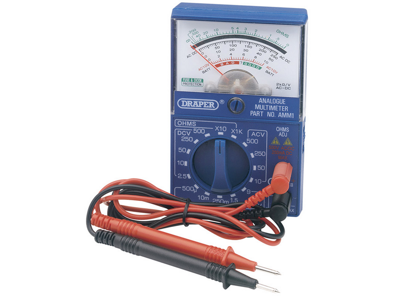 DR37317 | DRAPER Pocket Analogue Multimeter - S10 Supplies