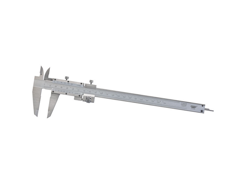 DR52379 | DRAPER Vernier Caliper with Fine Adjustment, 0 - 200mm or 8 ...