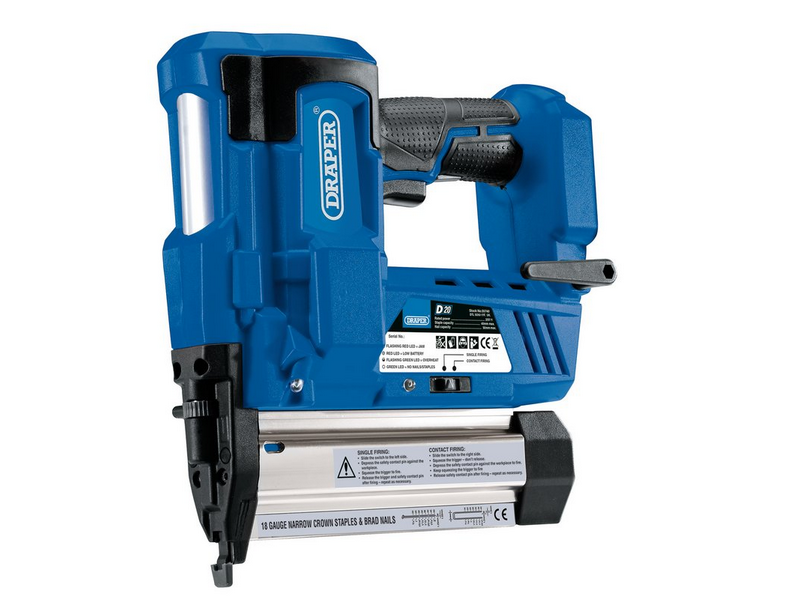 DR55740 | DRAPER D20 20V Nailer/Stapler (Sold Bare) - S10 Supplies