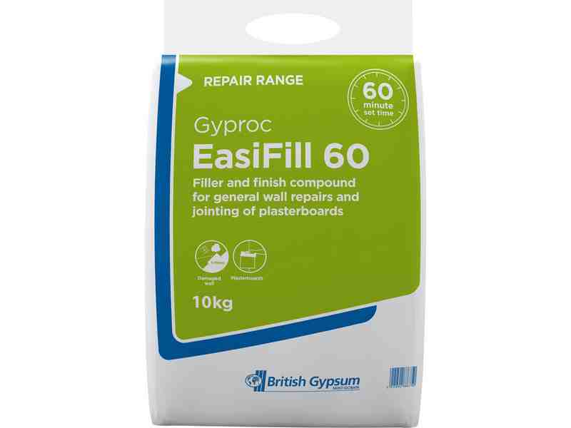 06GYP60 | BRITISH GYPROC EASi-FILL 60 10kg FILLER - S10 Supplies