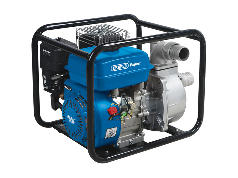 DR64065 | DRAPER Petrol Water Pump, 500L/Min, 4.8HP - S10 Supplies