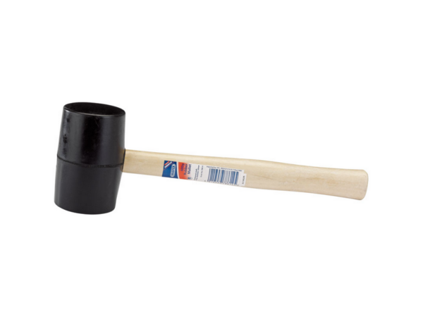 DR78614 | DRAPER Hardwood Shaft Rubber Mallet, 620g/24oz - S10 Supplies