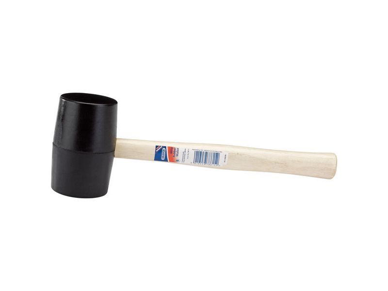 DR78615 | DRAPER Hardwood Shaft Rubber Mallet, 800g/32oz - S10 Supplies