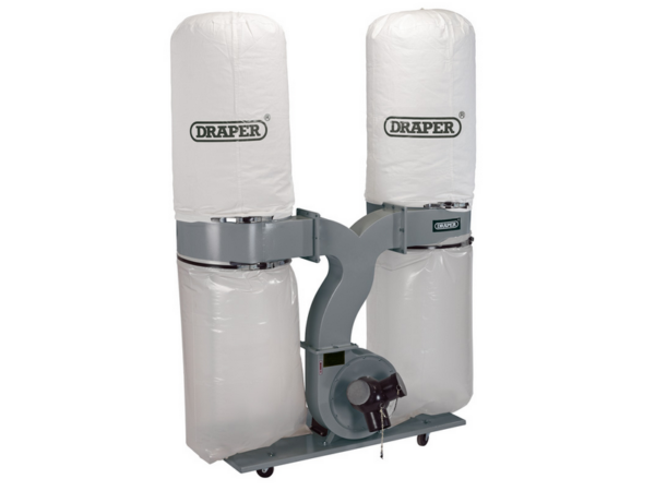 DR80947 | DRAPER Portable Dust/Chip Extractor, 300L, 2200W - S10 Supplies