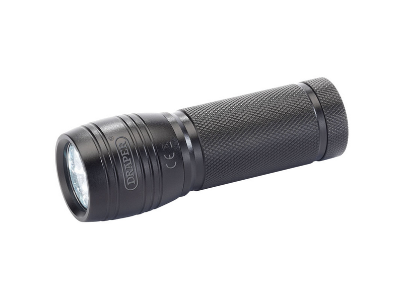 DR81110 | DRAPER LED Aluminium Hand Torch, 3 x AAA Batteries Required ...