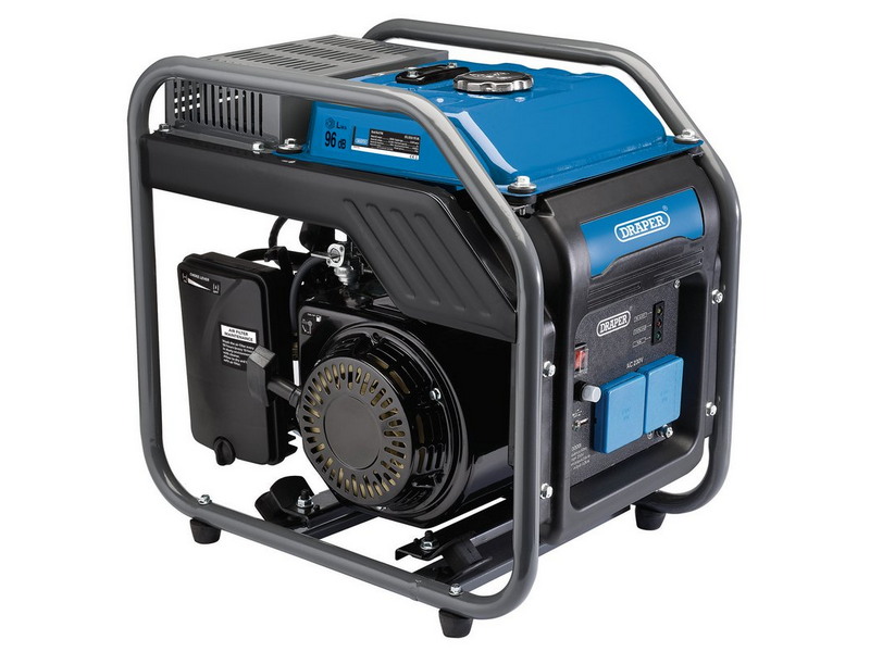 DR95204 | DRAPER Open Frame Inverter Generator, 2800W - S10 Supplies