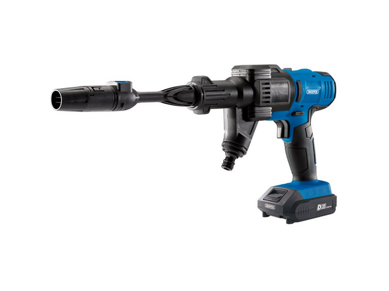 DR97533 | DRAPER D20 20V Cordless Pressure Washer Kit, 1 x 2.0Ah ...