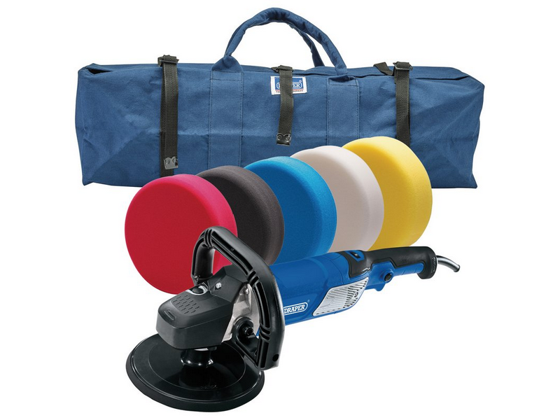 DR99374 | DRAPER 180mm Dual Action Polisher Kit - S10 Supplies