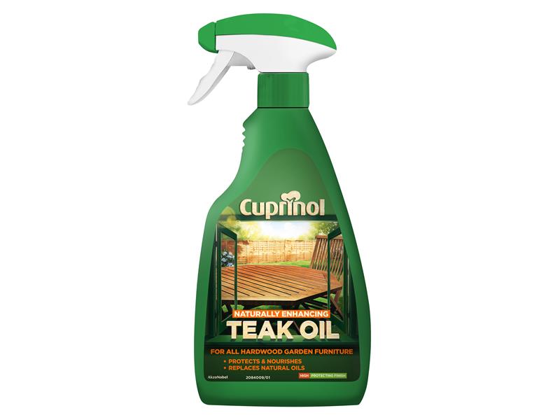 CUPNETO500 | Cuprinol Naturally Enhancing Teak Oil Clear Spray 500ml ...