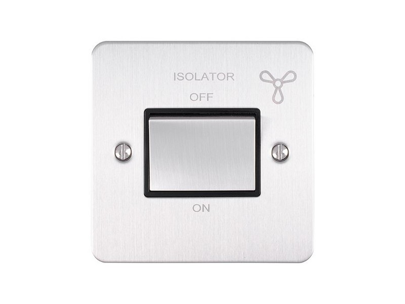 ELEFSSSFSWSSB | EUROLITE 10Amp Fan Isolator Switch Enhance Flat Satin ...