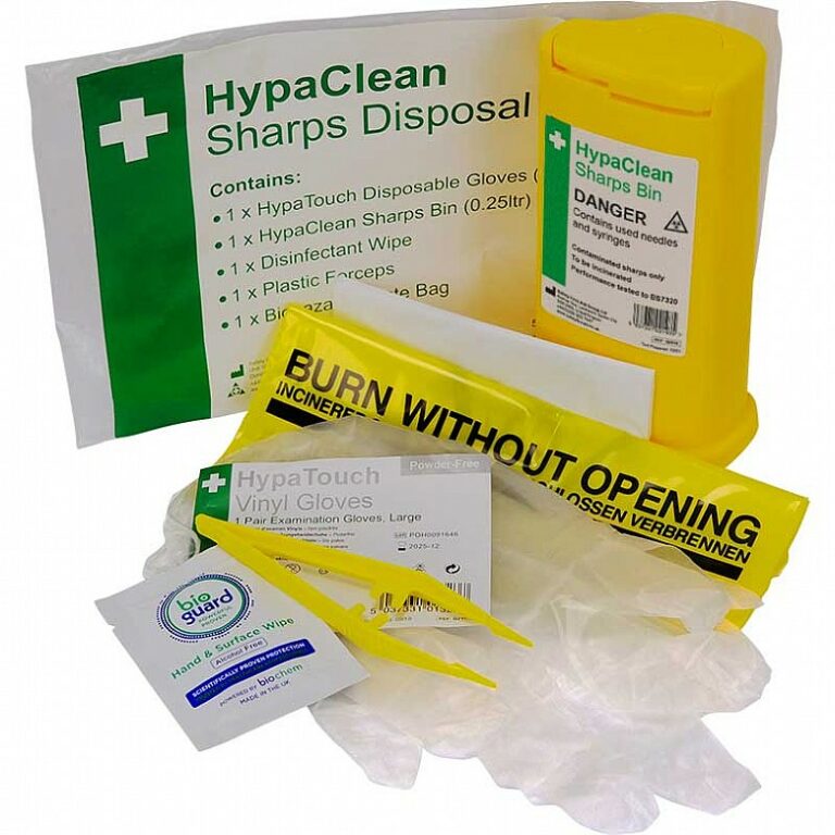 HYPACLEAN SHARPS DISPOSAL PACK SINGLE USE - S10 Supplies